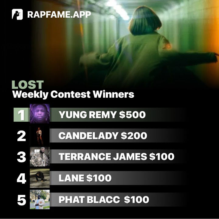 WEEKLY CONTEST WINNERS | Rap Fame